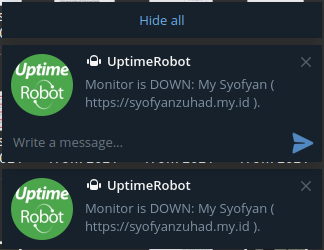 How to get notified when your website down | by Syofyan Zuhad | Medium
