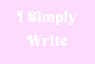 I Simply Write