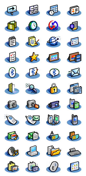 PalmOS icons. I’ve gathered together preferably the… | by Gruber ...