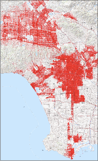 Dot Density Map Crime