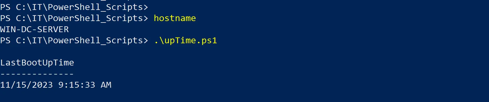 Github Dante Fallsuptimepowershell A Powershell Script That