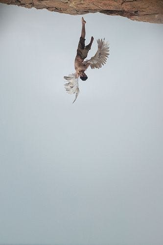 The story of Icarus: A boy who soared too close to the sun, Burning up ...