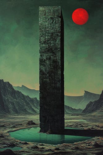 The Monolith. (inspired by image found online) | by Maria Allen | Jan ...