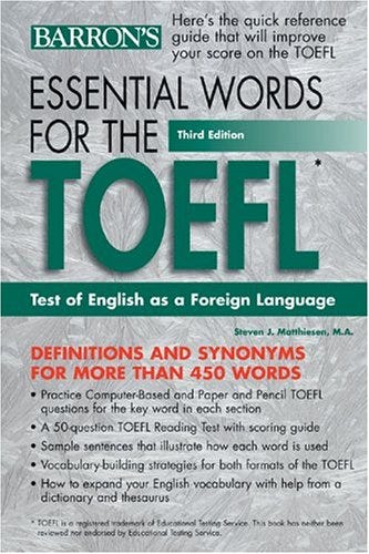 [READ][BEST]} Essential Words for the TOEFL | by Haleymiller | Jan ...