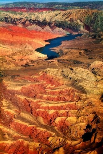 Badab-e Surt is a rare geologic masterpiece, formed during the ...