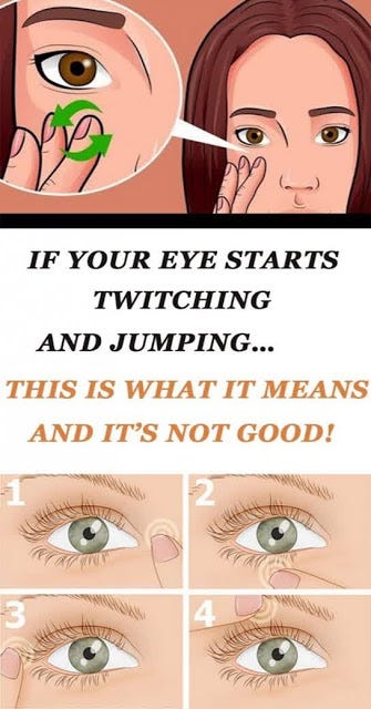 If Your Eye Starts Twitching & Jumping. This Is What It Means & It’s ...