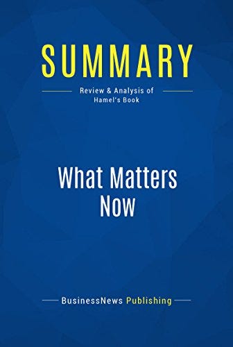 PDF Download* Summary: What Matters Now: Review an | by PDF Download ...