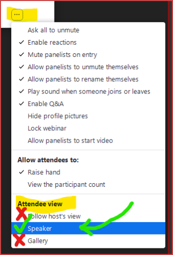 Controlling the Attendee View in Webinars | by Ray Harwood | GoodClix ...
