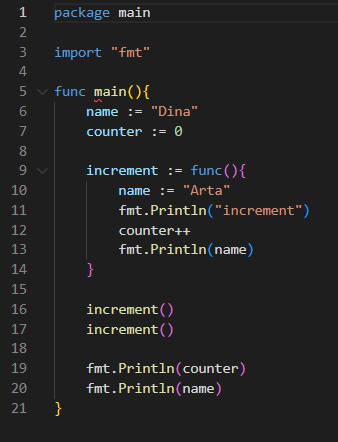 Go-Lang 16 — Closure, Defer, Panic & Recover, Comment. | by Artadina Septiani | Medium
