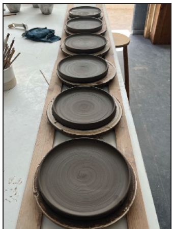 Carolyn Levin worked as ceramics apprentice this past summer in ...
