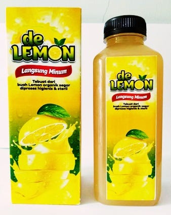 De Lemona Original, 100% Minuman Ekstrak Buah Lemon & Madu Royall Jelly ...