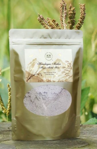 Himalayan Madua Finger Millet Flour - Ipistis Ravikant - Medium