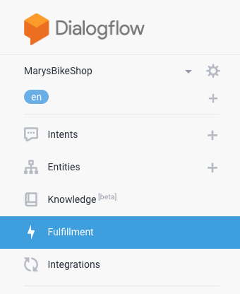 Create fulfillment using webhook. Note: If you are using the Dialogflow… | by Moshood Abiola ...