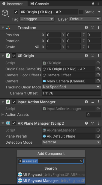 Managing AR Raycast in Unity. According to the AR Foundation Manual… | by Paul Killman | Antaeus ...