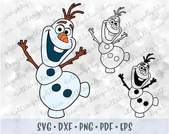Frozen Olaf Face Coloring Pages