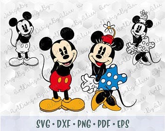 Old Fashioned Minnie Mouse Cartoon