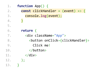Event Handler in React. React.StrictMode : Show more errors: it… | by ...