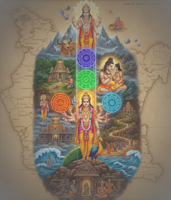 Beyond Tamil Nadu: The Secret of Murugan’s Aru Padai Veedu, Chakras ...