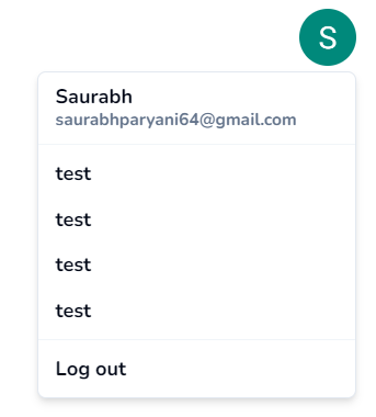 Creating a User Nav bar in Next.js 14 using Shadcn UI and Tailwind CSS | by Saurabh Paryani | Medium