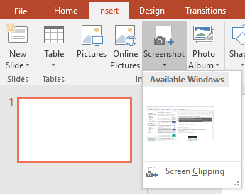 How to Insert a Screenshot in Microsoft Power Point, Excel, Word or ...