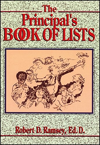[EBOOK] The Principal’s Book of Lists | by Robintanner | Aug, 2023 | Medium