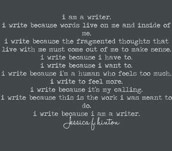 Why do I talk about my past. Ever jump out of bed because you love ...