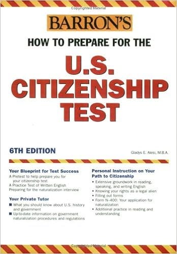 READ/DOWNLOAD=? How to Prepare for the U.S. Citizenship Test (BARRON’S ...
