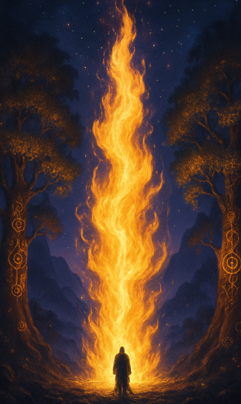 Divine Eternal Flame-Dark Night Poem | by The Path of the Sage -Dark ...