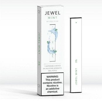 JEWEL MINT 5% DISPOSABLE DEVICE -10Pcs/Pack - vapewholesale - Medium