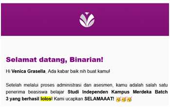 Kesan, Pesan dan Pengalaman Sebagai Student di Binar Academy | by Venica Grasella | Medium