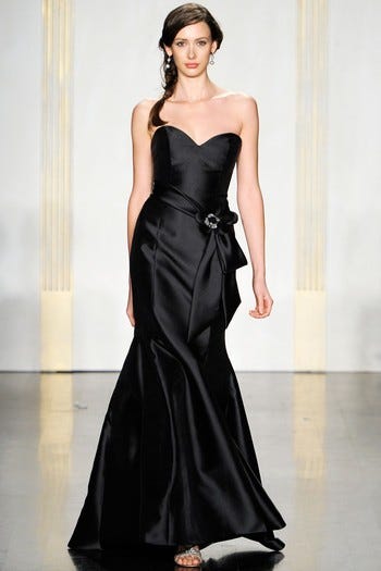 Lazaro FW12 Dress 3–16 — Fall 2012 Fit and Flare Lazaro Black ...