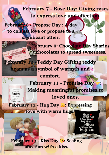 Valentine’s Week is celebrated from February 7th to February 14th ...