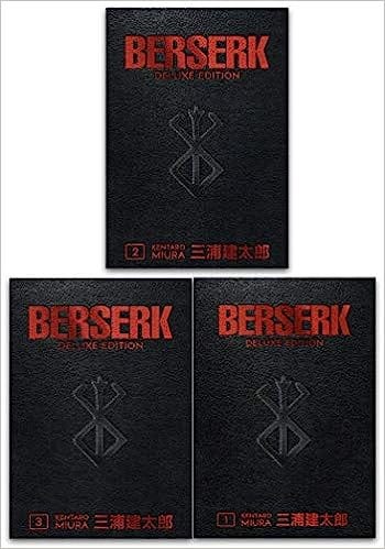 READ/DOWNLOAD$+ Berserk Deluxe Edition Series 3 Books Collection Set (Berserk Deluxe Volume 1 ...