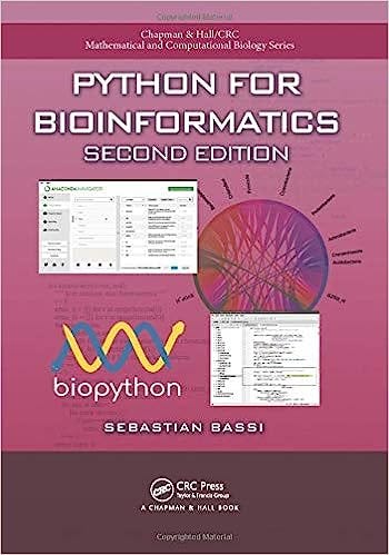 READ/DOWNLOAD=? Python for Bioinformatics (Chapman & Hall/CRC Computational Biology Series) FULL ...
