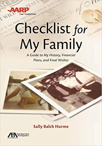 READ/DOWNLOAD#* ABA/AARP Checklist for My Family: A Guide to My History ...