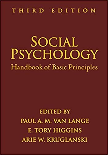 Social Psychology: Handbook of Basic Principles (3rd Edition) — eBook ...