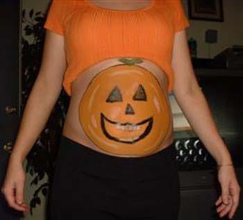 Pumpkin Belly Painting