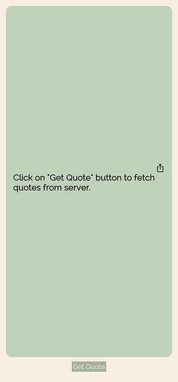 Flutter Basics: Making a Quote app and fetching data from a quote api ...