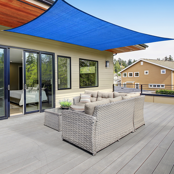 Garden Waterproof Blue Shade Sails - sunsails - Medium