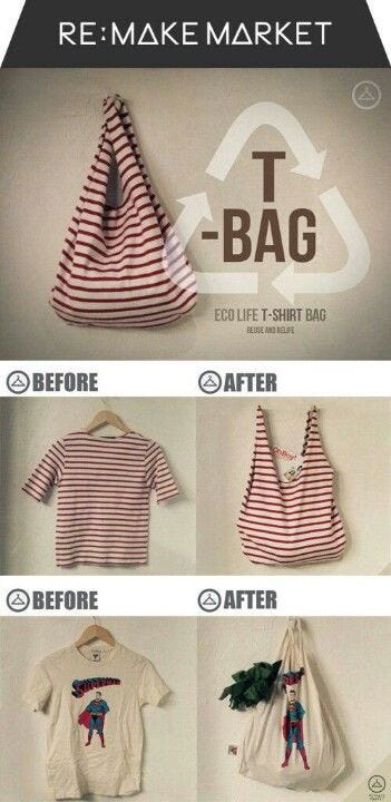 T-Bag. Gurl create a new bag from old Tee… | by Nam Miiz | Medium