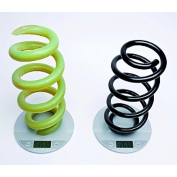 How does plastic suspension consume less energy than steel suspension ...