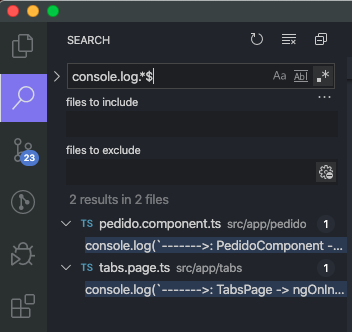 Remove all console.log() using Regex in VSCode - David Garcia - Medium