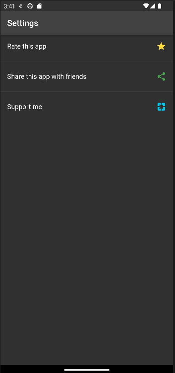 Rate this app, Share this app and Support me sections with Flutter | by ...