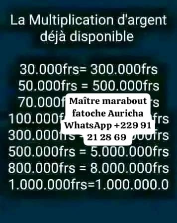 MULTIPLICATION D’ARGENT MAGIQUE AU CANADA : +229 91 21 28 69 | by ...