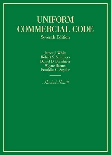 PDF(readonline) Uniform Commercial Code (Hornbooks) 7th Edition ...