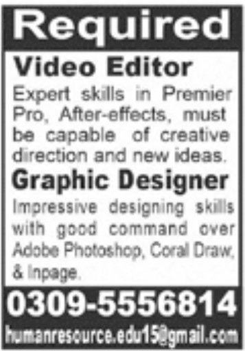 Video Editor Job 2023 [Apply Online] | by The Pak Studio | Medium