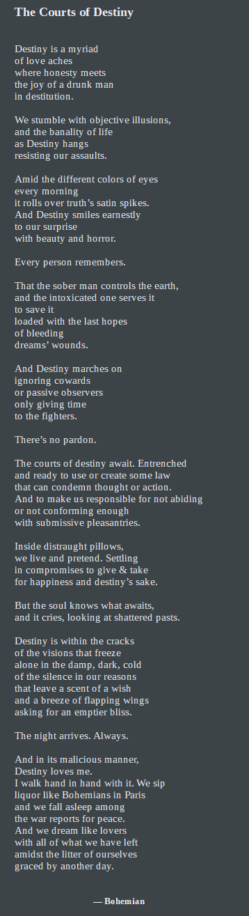 The Courts of Destiny. Destiny is a myriad of love aches where… | by ...
