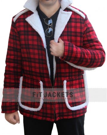 Red Shearling Jacket: The Perfect Winter Wardrobe Essential | Medium