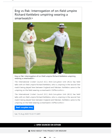 News App using ReactJS (Parsing XML to JSON) | by Mehul Kothari | codeburst