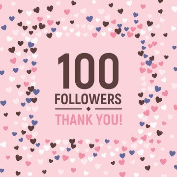 The easiest way to 100 Followers. The journey to the first 100. | by ...